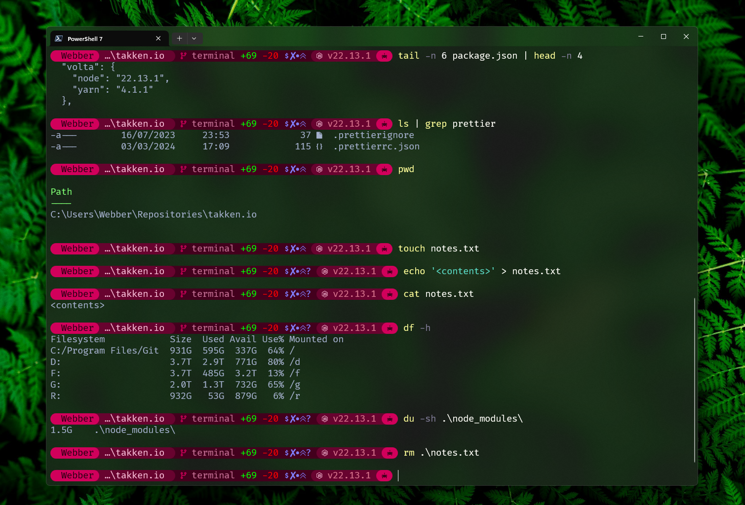 A modern terminal for Windows | Takken.io